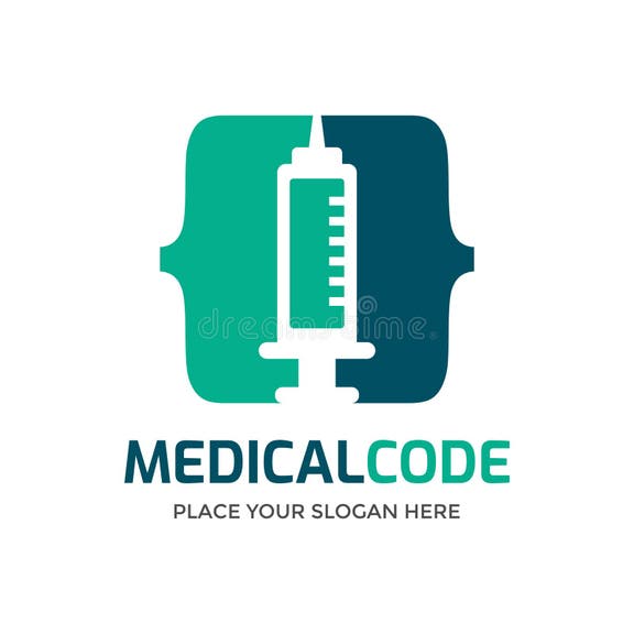 Medical Code Vector Logo stock vector. Illustration of develop - 263651036