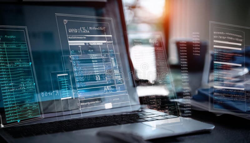 Medical Coding Bill and Billing Codes Stock Illustration - Illustration ...