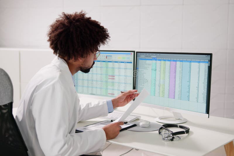 Medical Coding Bill stock photo. Image of african, data - 267067448