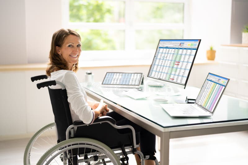 Medical Coding Spreadsheet on PC Stock Photo - Image of lady, accounts ...