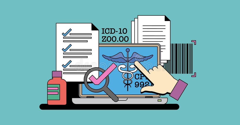 Medical Coding Training with Hands Using Tech Tools, Key Objects ...