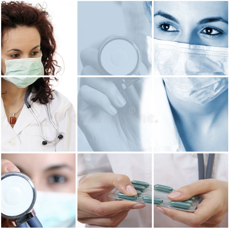 Hospital workers stock image. Image of collage, doctor - 5206803