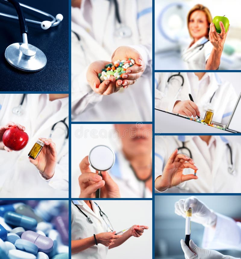 Medical collage stock image. Image of pills, prescription - 33436693