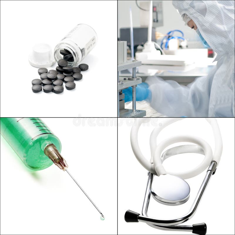 Medical collage stock photo. Image of equipment, adult - 15265238