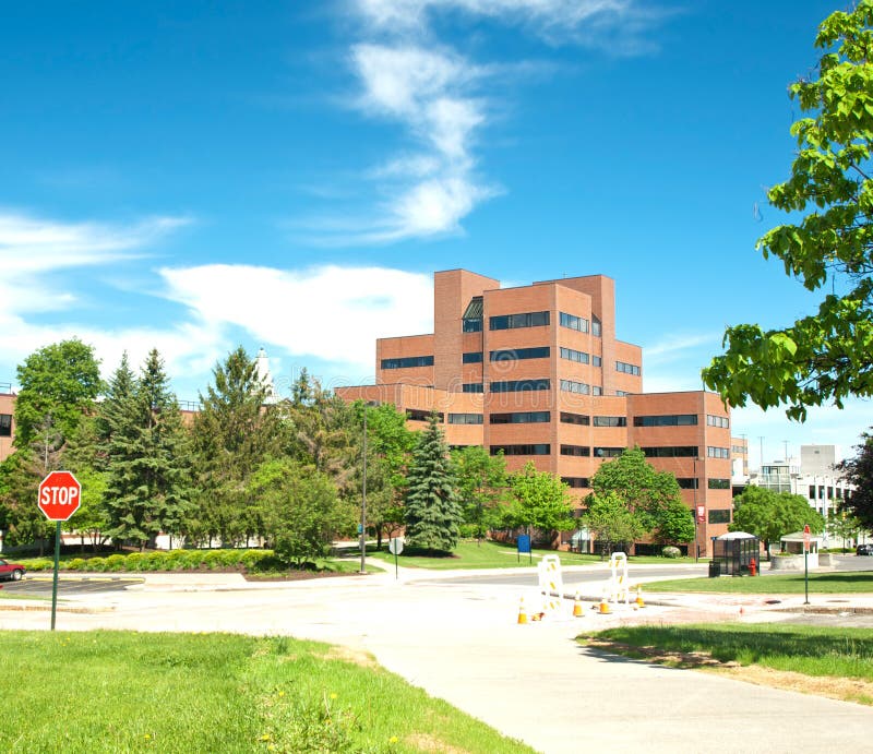 Medical complex stock image. Image of architecture, brick - 31674947