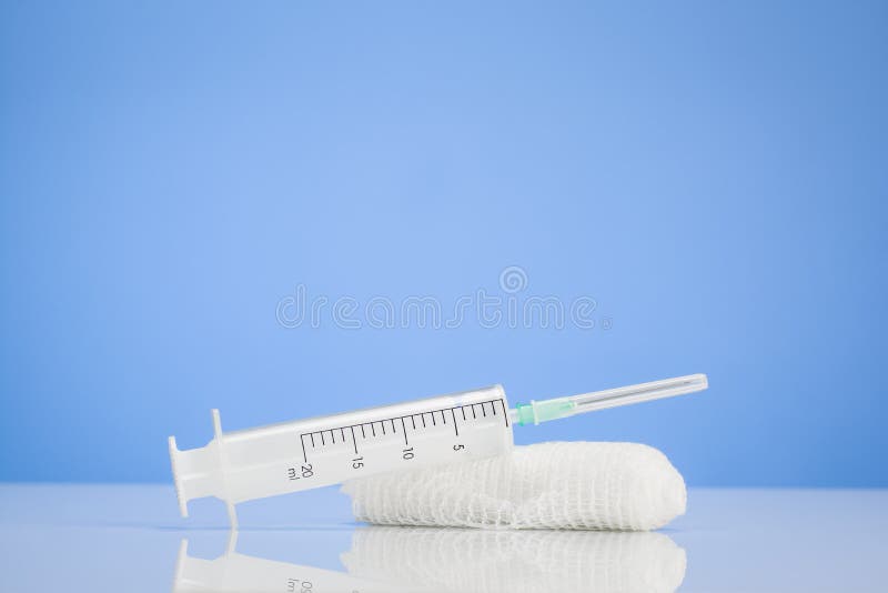 Medical Concept Background on a White, Reflective Desk Surface. Stock ...