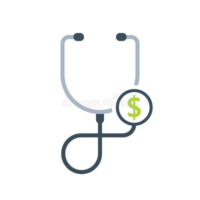 Medical cost icon stock vector. Illustration of isolated - 174417101