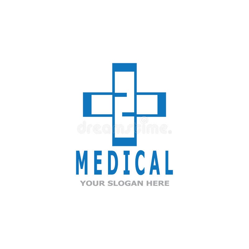 Medical Cross Health Logo Vector Template Stock Vector - Illustration ...