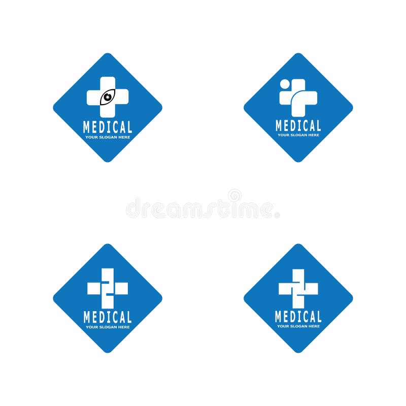 Medical Cross Health Logo Vector Template Stock Illustration ...