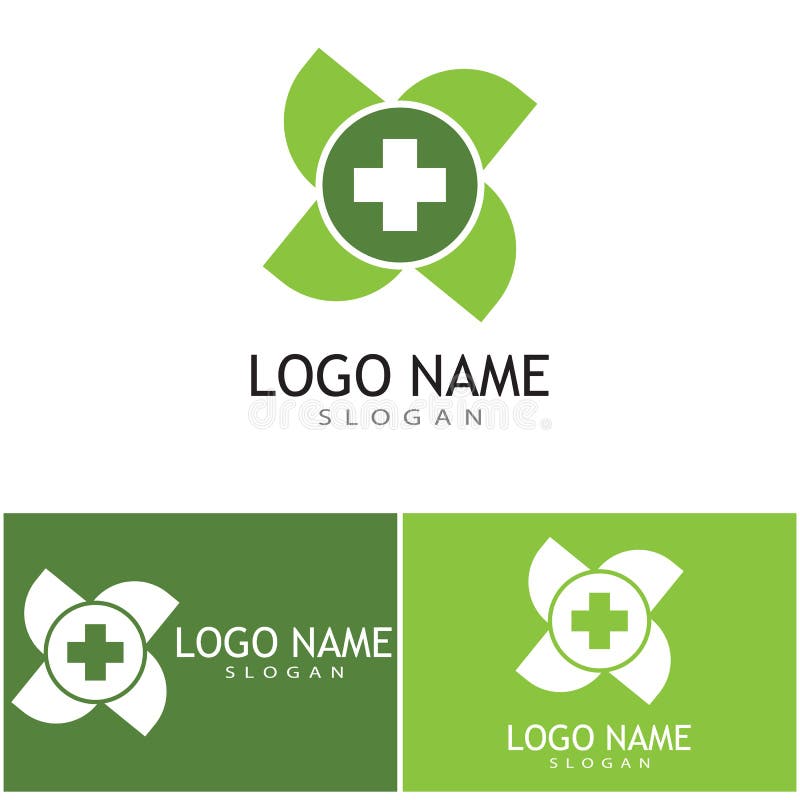 Medical Cross Illustration Logo Template Vector Design Stock Vector ...