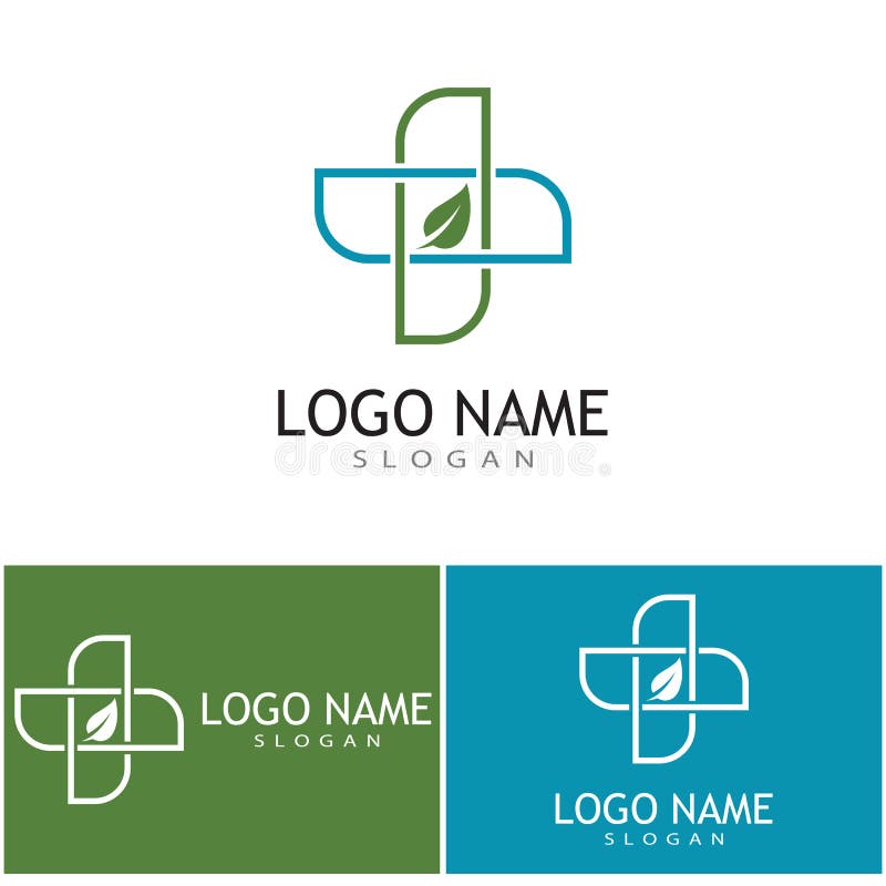 Medical Cross Illustration Logo Template Vector Design Stock Vector ...