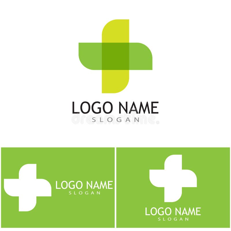 Medical Cross Illustration Logo Template Vector Design Stock Vector ...