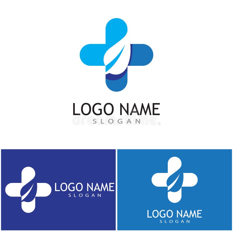 Medical Cross Illustration Logo Template Vector Design Stock Vector ...