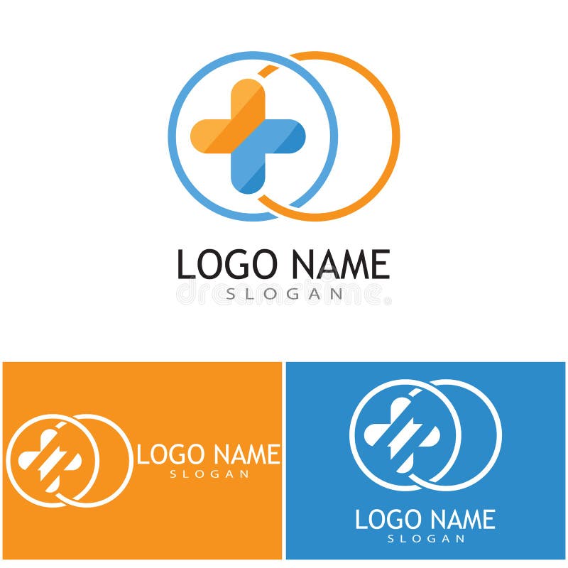 Medical Cross Illustration Logo Template Vector Design Stock Vector ...
