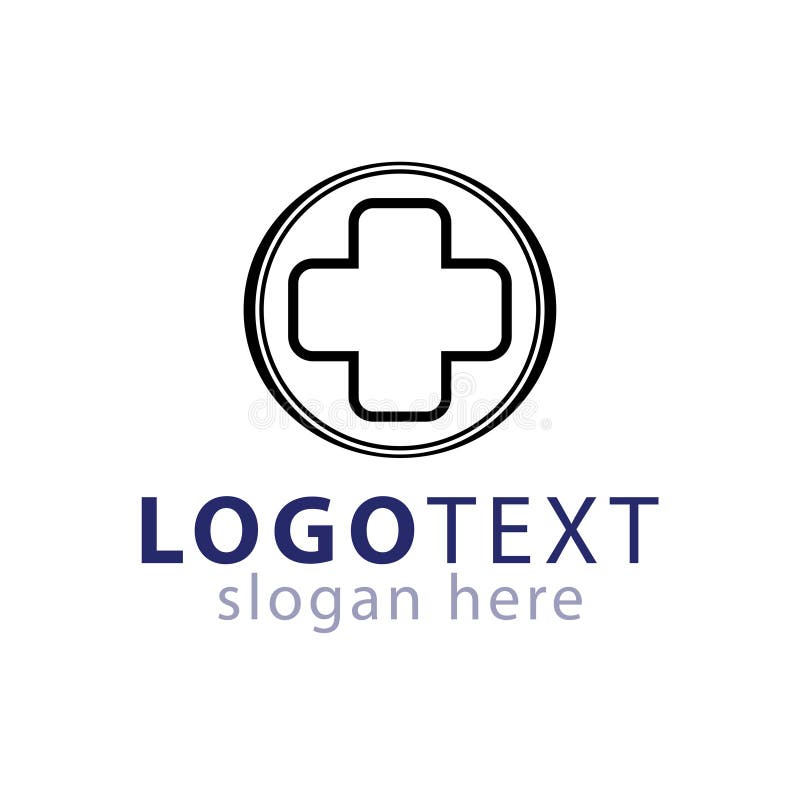 Medical Cross Alphabet Letters Set Logo Element. Corporate Branding ...