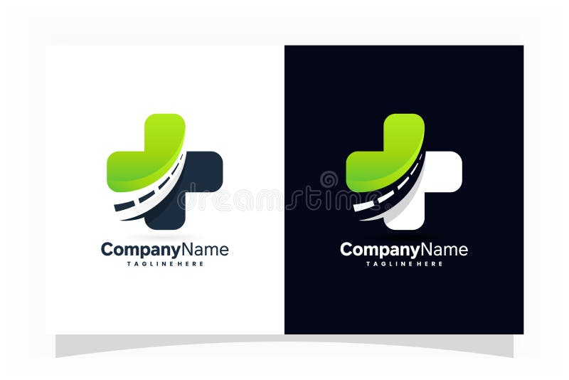 Medical Cross Logo and Road Sign Stock Vector - Illustration of health ...