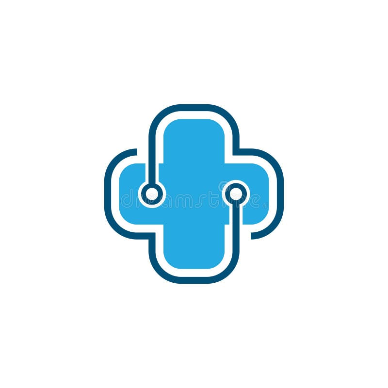 Medical cross vector icon stock vector. Illustration of clinic - 170145808