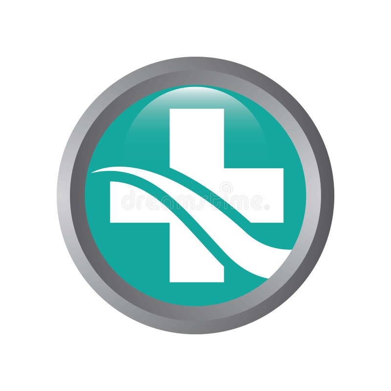 Medical cross vector icon stock vector. Illustration of graphical ...