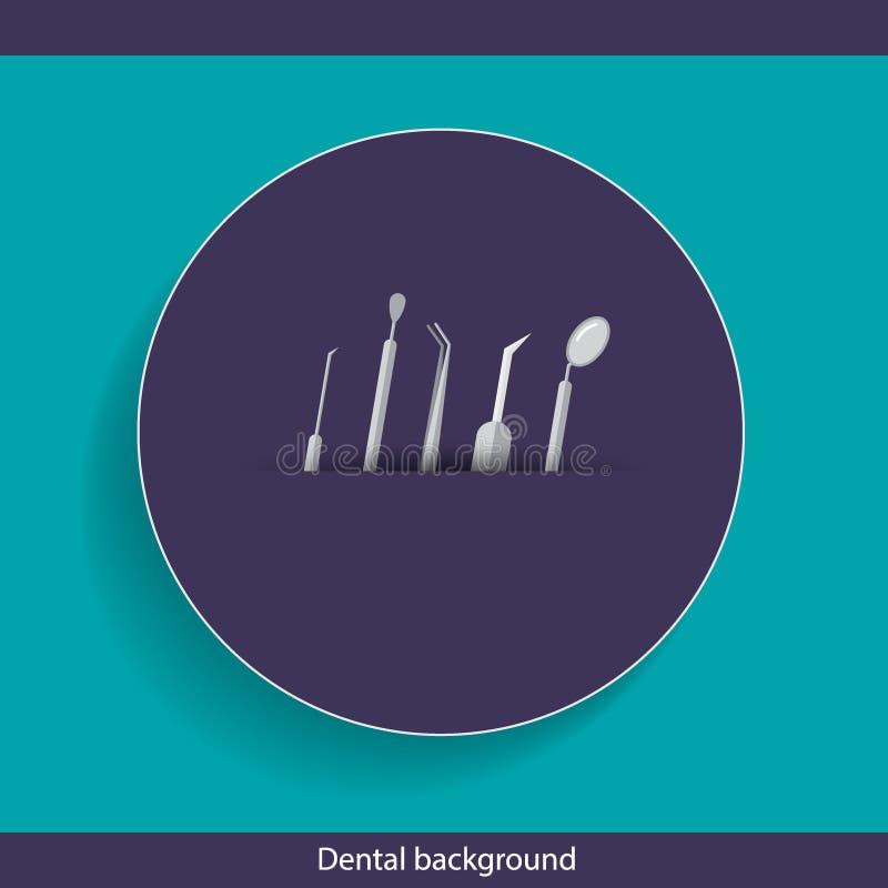 Medical Dental Background Design with Dentist Tools and Instruments ...