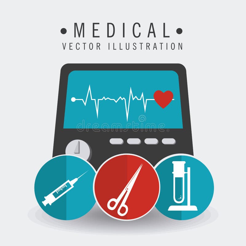 Medical Design, Vector Illustration. Stock Vector - Illustration of ...