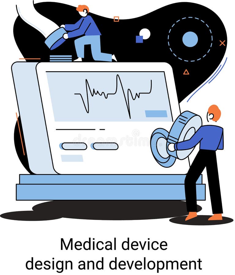 Medical Device Design and Development Banner with Scientists Develop ...