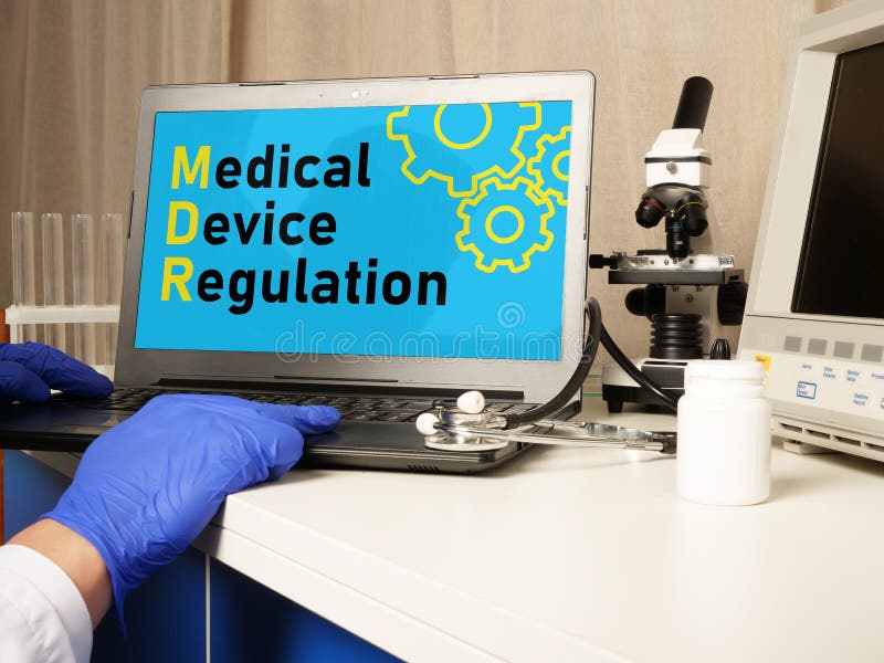 Medical Device Regulation MDR is Shown Using the Text Stock Photo ...