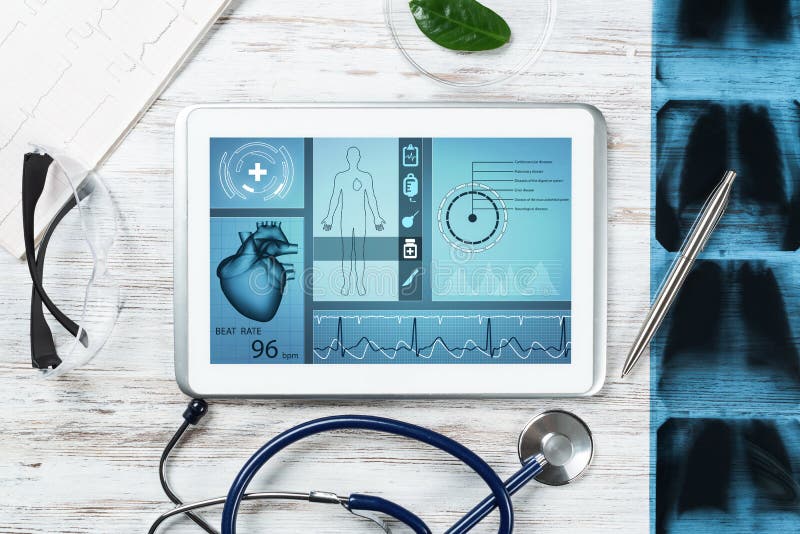 Medical Diagnostics in Modern Hospital. Stock Image - Image of ...