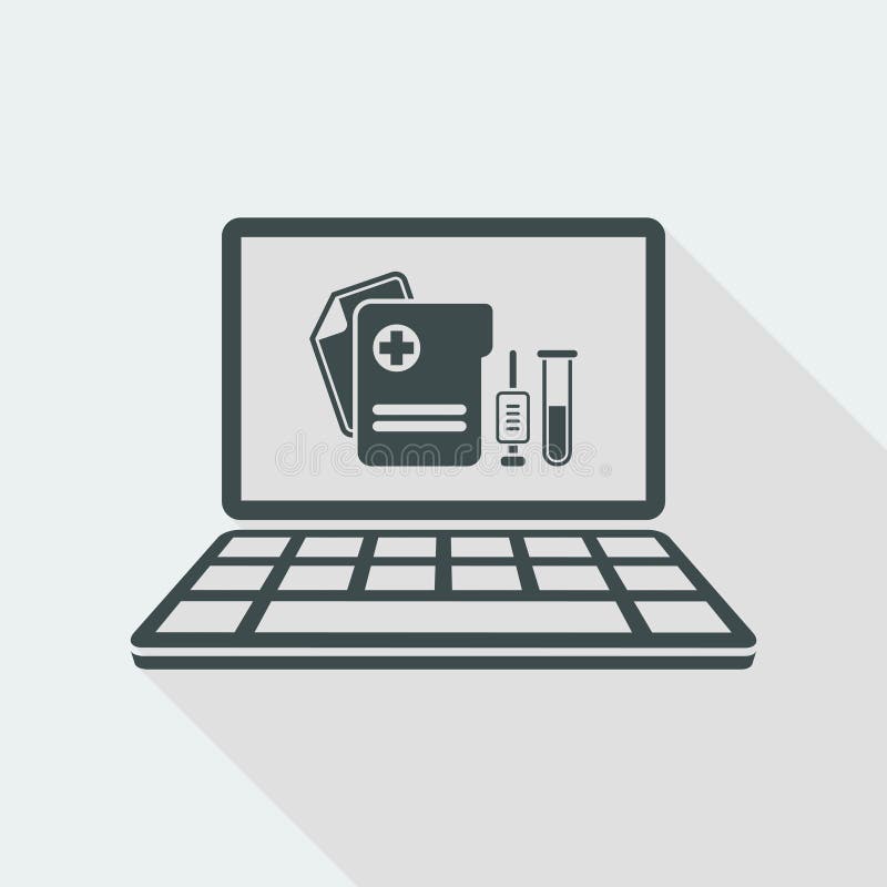 Medical Digital Page - Vector Icon for Computer Website or Application ...