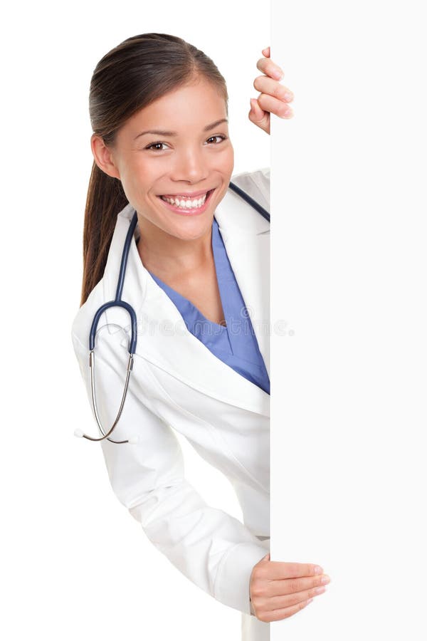 Medical Doctor Billboard Sign Stock Photo - Image of isolated, copy ...