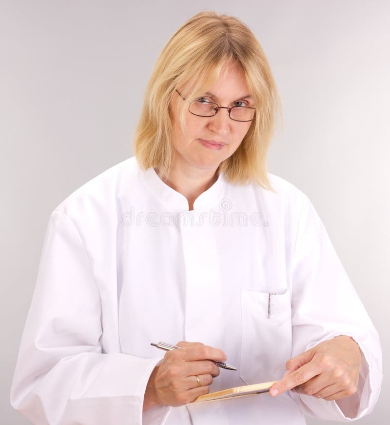 Medical Doctor with Blackboard Stock Image - Image of physical ...