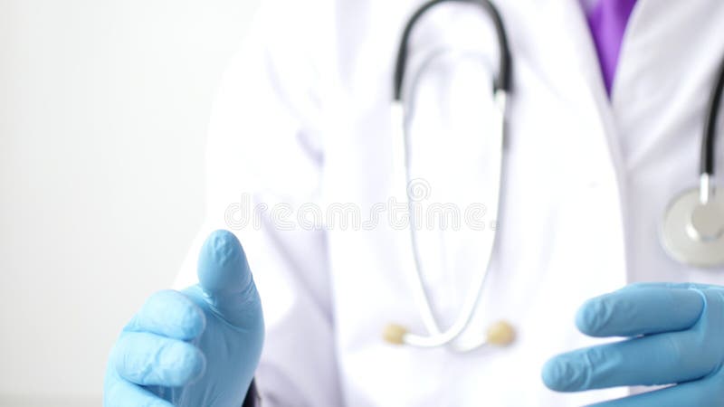 A Doctor Explaining Something by Making Hands Gestures. Stock Video ...