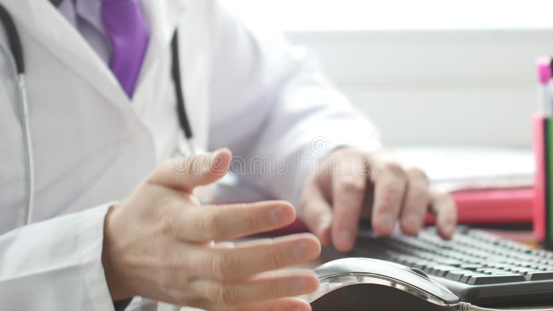 A Doctor Explaining Something by Making Hands Gestures. Stock Video ...