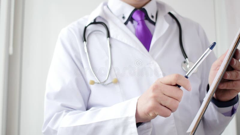 A Doctor Explaining Something by Making Hands Gestures. Stock Footage ...