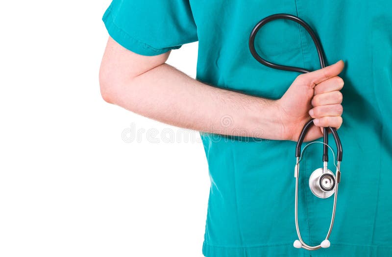 Female Doctor with a Tennis Racket Stock Image - Image of surgery ...