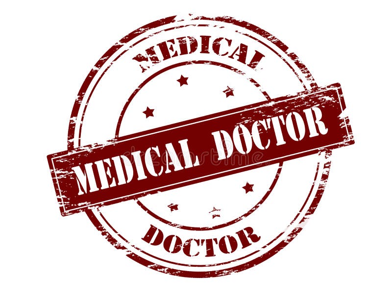 Stamp with Text Medical Doctor Stock Vector - Illustration of surgeon ...