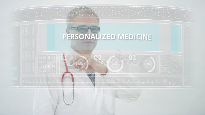 Scrolling To PERSONALIZED MEDICINE Tab on a Modern Computer Screen ...