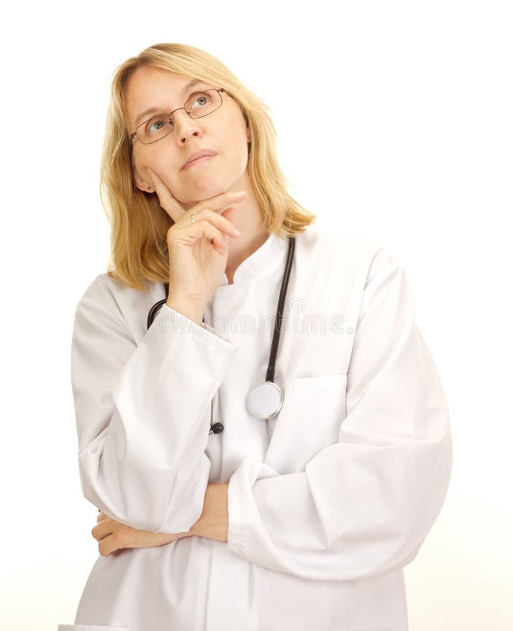 Medical Doctor Waiting for the Next Patient Stock Image - Image of ...