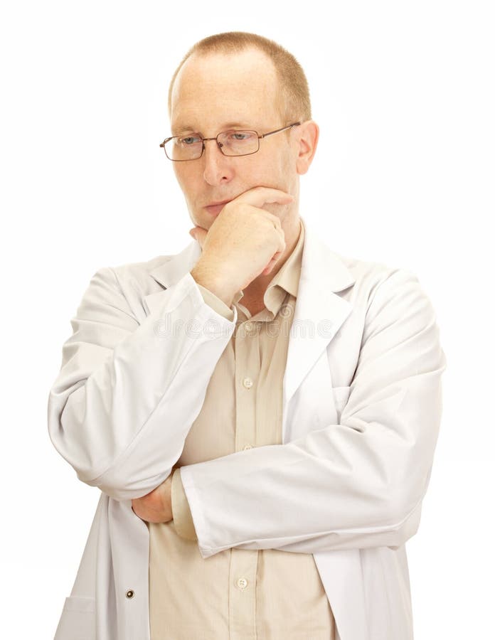 Medical Doctor Waiting for the Next Patient Stock Image - Image of ...