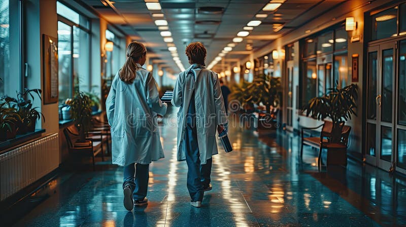 Medical Doctor Working in a Professional Environment. Stock ...