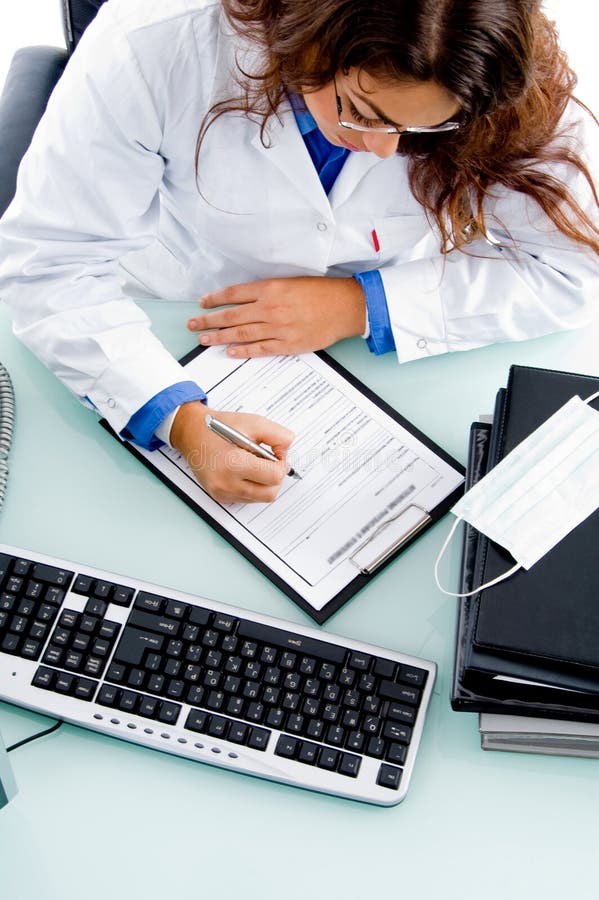 MEDICAL DOCTOR Writing Subscription Stock Photo - Image of keys, doctor ...
