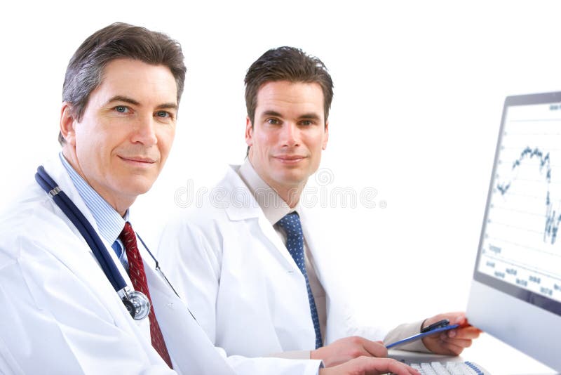 Medical doctors stock photo. Image of confident, computer - 12906516