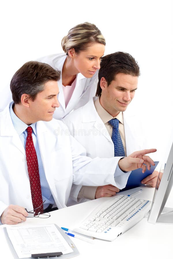 Medical doctors stock photo. Image of confident, computer - 12906516
