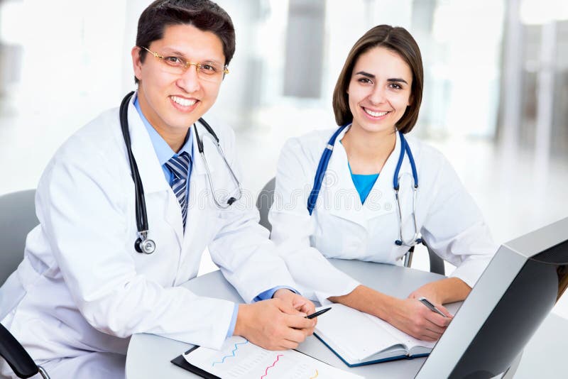 Medical doctors stock image. Image of examination, cure - 30463615