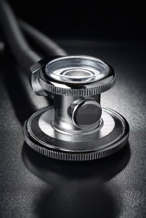 Medical Doctors Stethoscope Stock Photo - Image of therapy, reflective ...