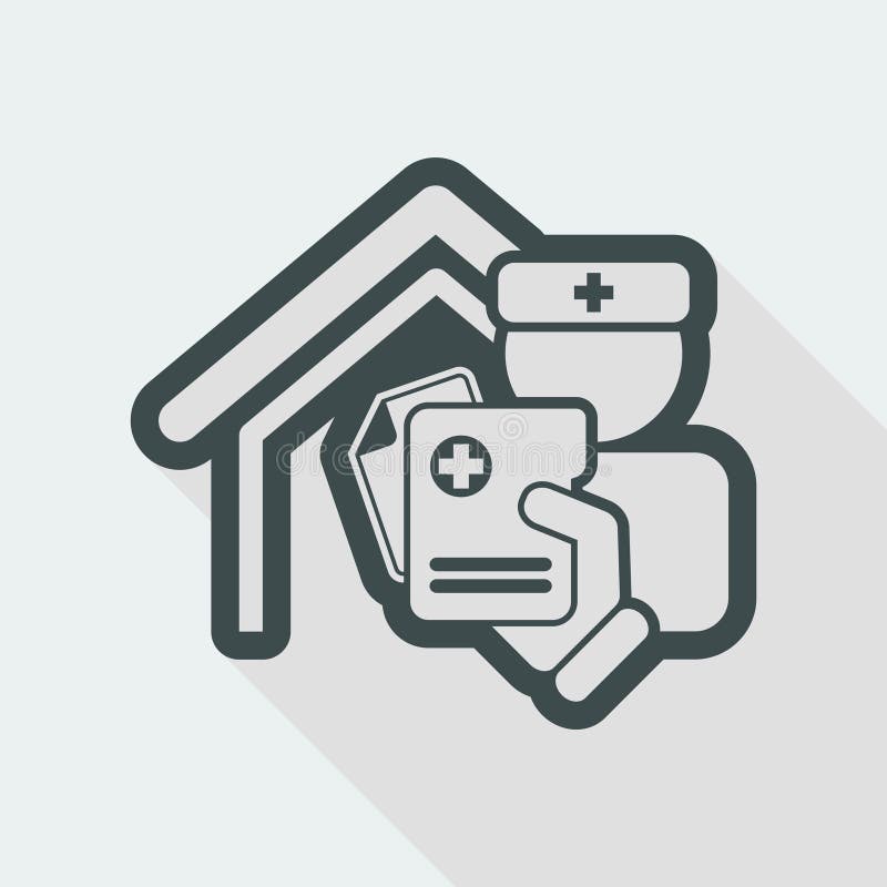 Medical document icon stock vector. Illustration of health - 117821652