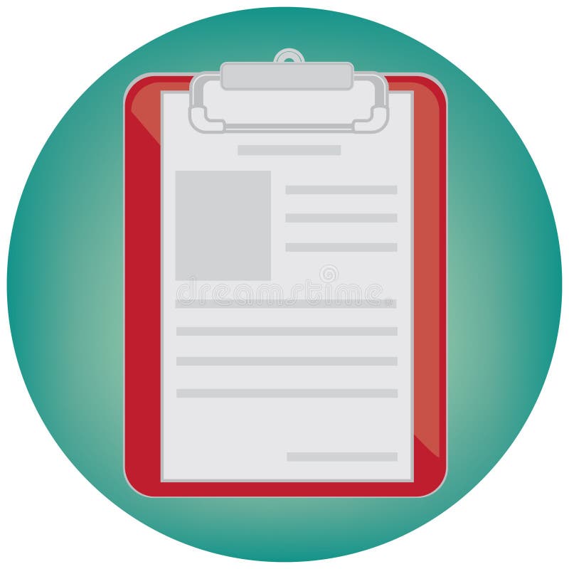 Medical Document. Vector Illustration Decorative Design Stock Vector ...