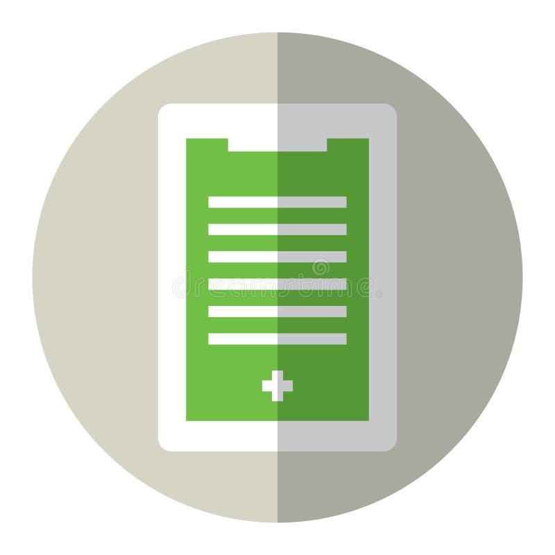 Medical Document. Vector Illustration Decorative Design Stock Vector ...