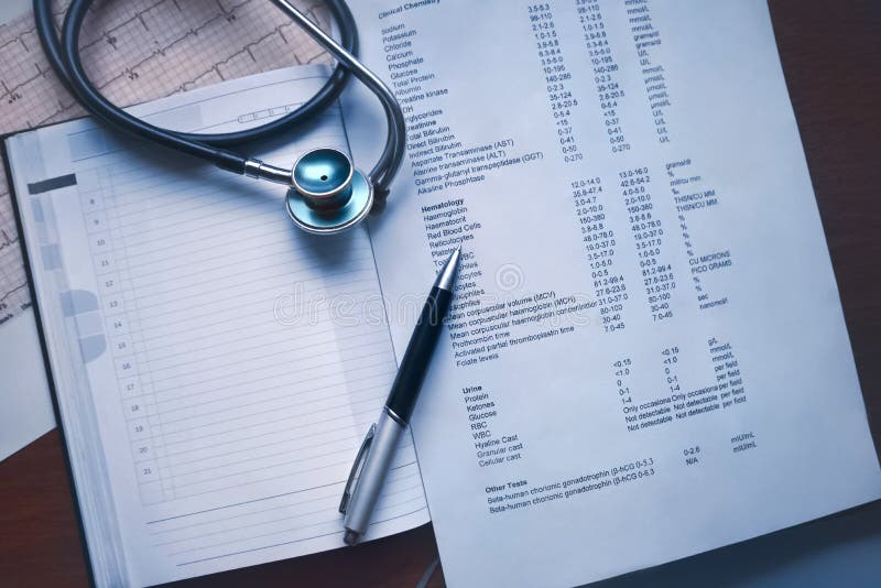 Medical documents stock image. Image of healthcare, report - 169217281