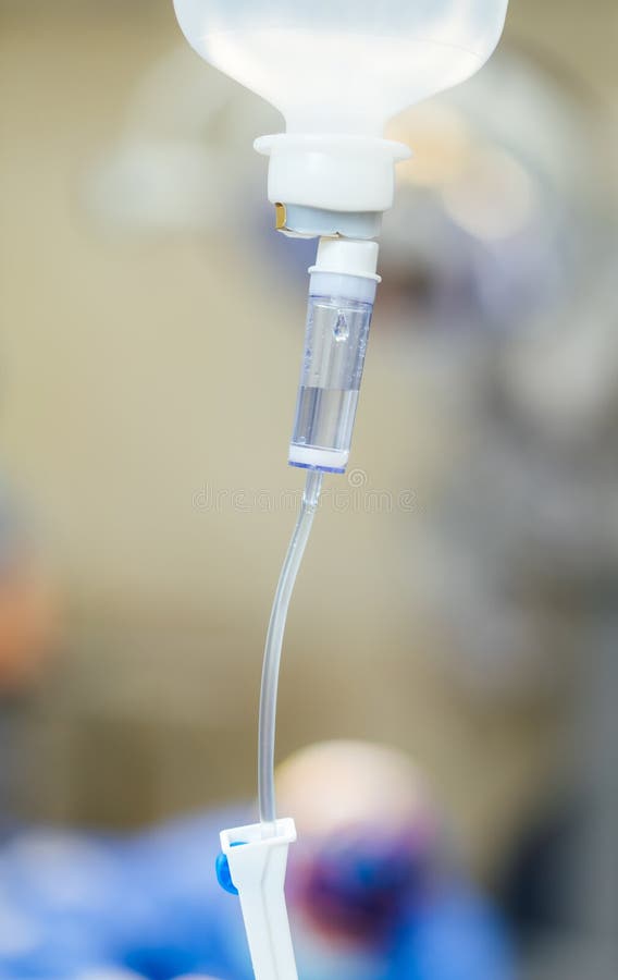 Medical Dropper System Close Up. Operating System Infusion Stock Photo ...