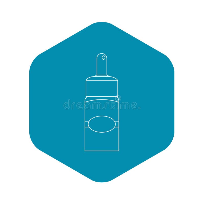 Medical Drops Icon, Outline Style Stock Vector - Illustration of nozzle ...